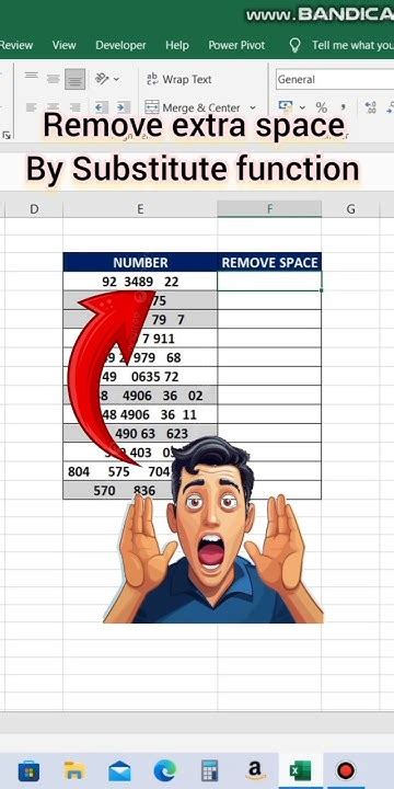 Remove Space In Excel Exceltech Exceltips Microsoftexcel Youtube