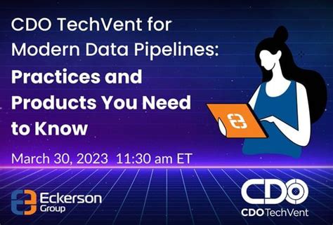 eckerson group on linkedin cdo techvent for modern data pipelines