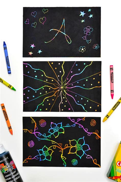 Diy Scratch Art Make Your Own Scratch Art Ideas