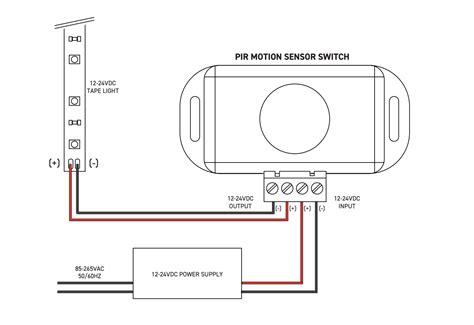 Pir Motion Sensor Switch Alloy Led