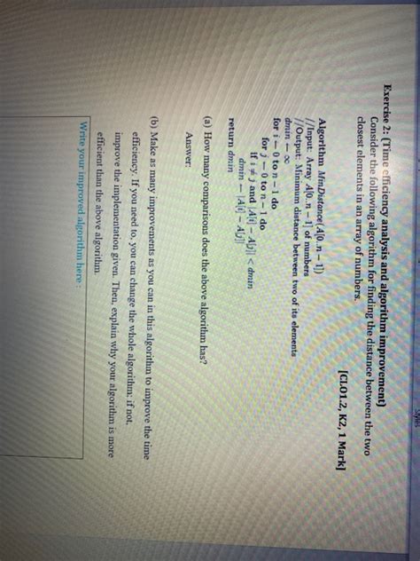 Solved Styles Exercise Time Efficiency Analysis And Chegg