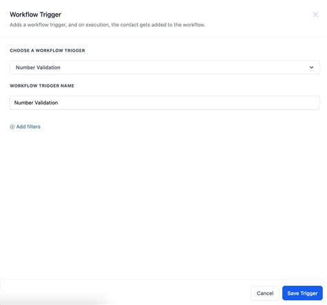 feature update twilio validation error trigger is now number