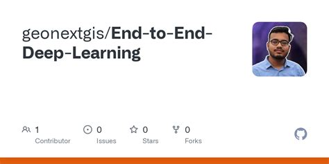 Github Geonextgisend To End Deep Learning