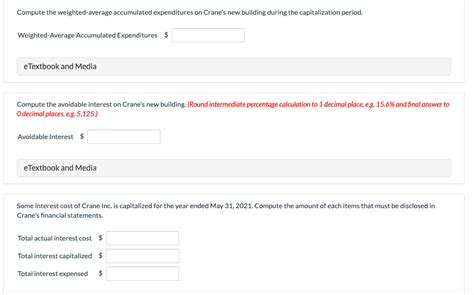 Solved Compute The Weighted Average Accumulated Expenditures