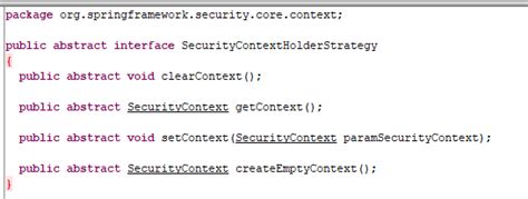 核心组件之securitycontextholder 猫毛·波拿巴 博客园