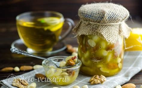 Орехи с медом рецепт с фото - пошаговое приготовление орехов в меде