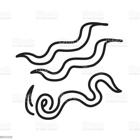 바이러스 에볼라 블랙 라인 아이콘 박테리아 미생물 기호 현미경 세균은 질병 개념을 일으키는 원인이 됩니다 웹 모바일 앱용 픽토그램 Ui Ux 디자인 요소 편집 가능한