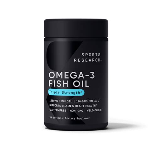 Sports Research Omega-3 | Dầu cá cao cấp, dễ hấp thu