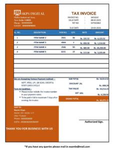 Latest Design GST Format Download In Xlsx Excel File