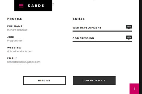 GitHub Anthonyjdella Customized Jsonresume Theme Kards I Tweaked The Kards Theme For JSON