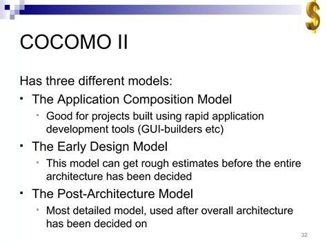 Software Cost Estimation Ppt Computer Software And Applications
