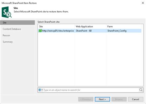 Step Select VM Or Site User Guide For VMware VSphere