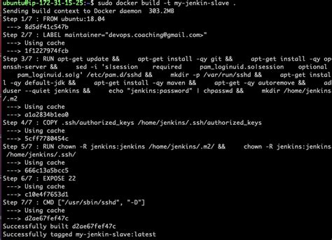 Devsecops And Cloud Computing Coaching How To Setup Docker Containers As Build Agents Setup