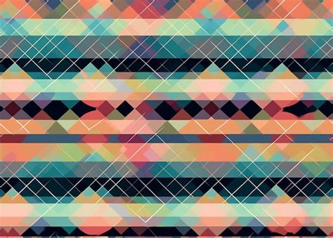 Premium Ai Image A Close Up Of A Colorful Pattern With A Diagonal Design Generative Ai
