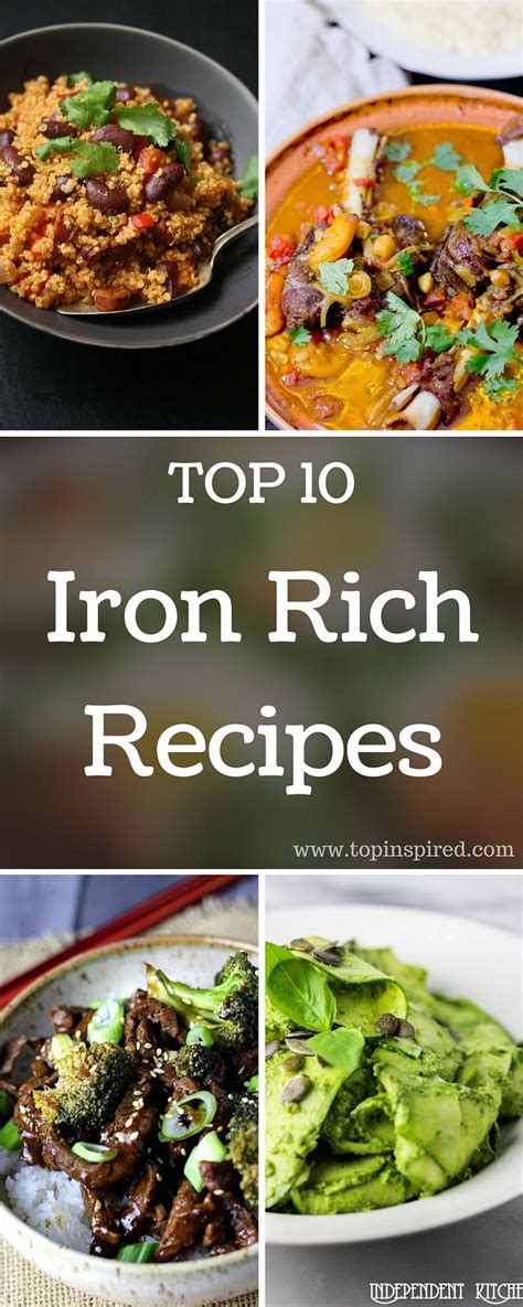 Top 10 Iron Rich Recipes