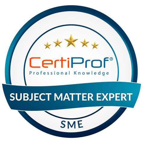 Subject Matter Expert Credly