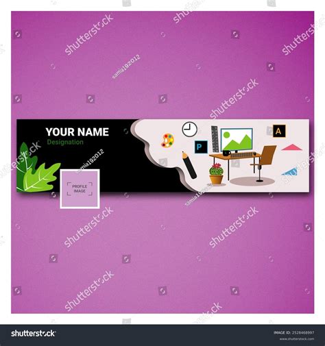 Best Eye Catching Linkedin Banner Design Stock Illustration 2528468997