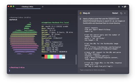 Warp Terminal And Chatgpt