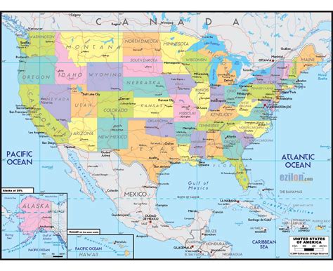 Maps Of The United States Of America Collection Of Maps Of The Usa