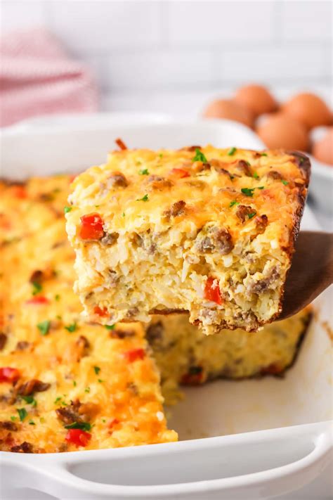 Easy Sausage Hash Brown Breakfast Casserole With Make Ahead Option