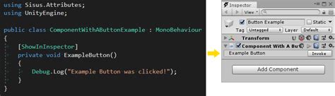 Properties And Methods In Unity Inspector