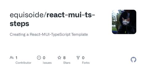 Github Equisoidereact Mui Ts Steps Creating A React Mui Typescript