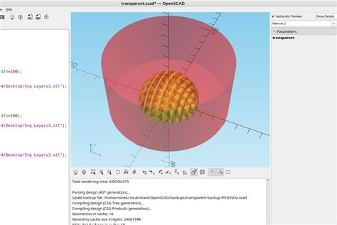 3d Part Design With Openscad 120 Transparency Trick