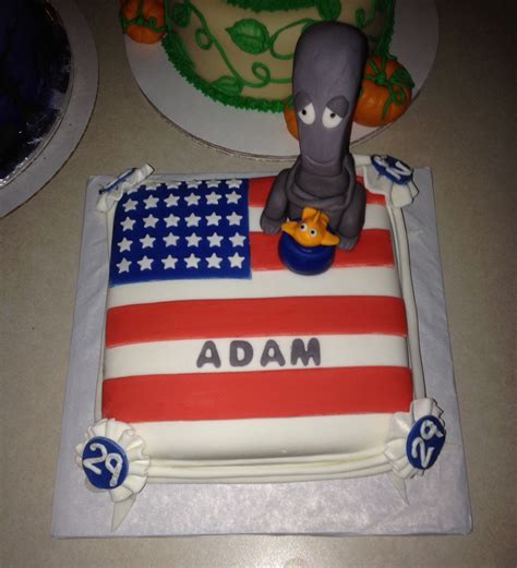 American Dad Birthday Cake With Rodger Dad Birthday Cakes Dad