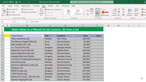 How To Paste Values To A Filtered List In Excel Excel In Hindi