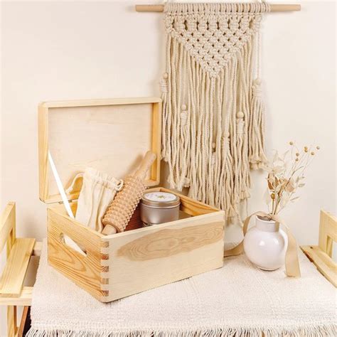 Grote Houten Doos Opberg Kist Met Deksel En Handvat Perfect Voor Documenten Bol