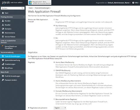 Web Application Firewall Modsecurity