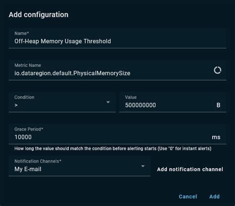 Configuring Alerts For Apache Ignite Gridgain Tutorial Documentation