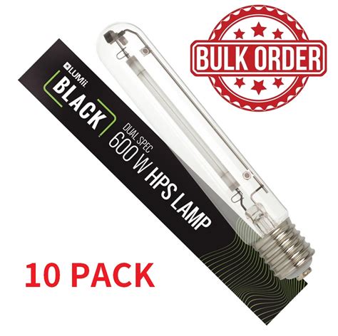 Bulk Buy Pack Of 10 Lumii Hps Duel Spectrum Lamp 600w