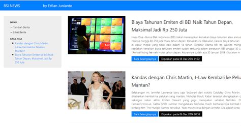 Membuat Portal Berita Sederhana Dengan Html Php Css Bootsrap Dan Javascript Zona Belajar