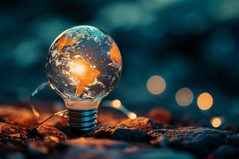 Premium Photo Earth Hour Energy Saving And Emission Reduction Green