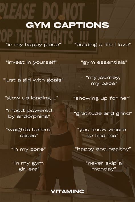 Gym Captions Instagram Girl Fitness Wellness Ugc Inspiration In 2025