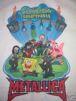 Metallica Spongebob T Shirt L Rarepromotourno Cddvd 28443208