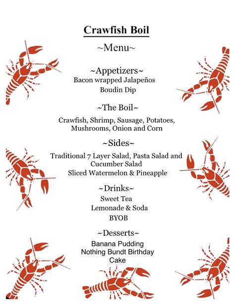 Crawfish Boil Menu With Recipes Artofit