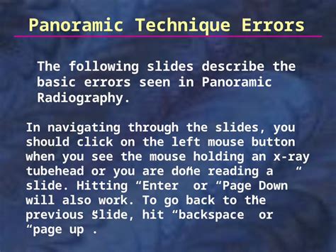 Ppt Panoramic Technique Errors Dokumentips