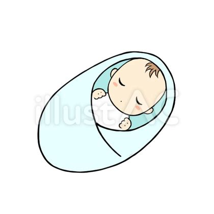 新生児の赤ちゃんイメージイラスト No 25574716｜無料イラスト・フリー素材なら「イラストac」