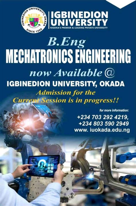 Tito Osadebey On Linkedin University Nigeria Mechatronics