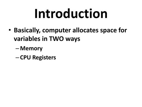 Ppt Storage Classes In C Programming Language Powerpoint Presentation
