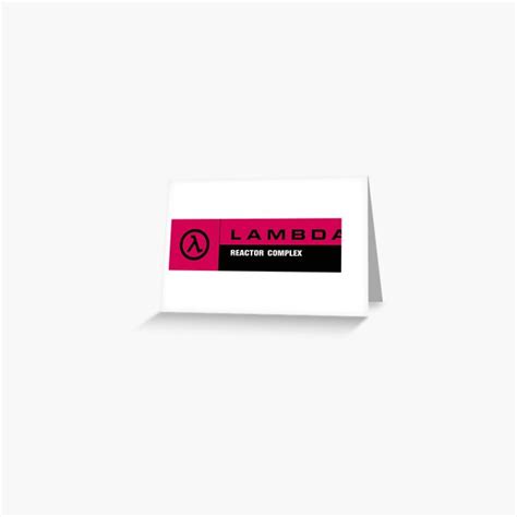 Half Life Lambda Complex Reactor Complex Signage Neon Pink