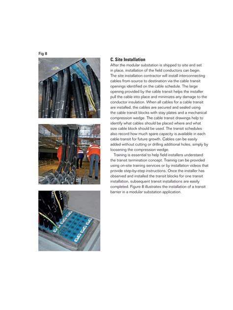 Roxtec Cable Transits Substation Cable Termination Design Pdf