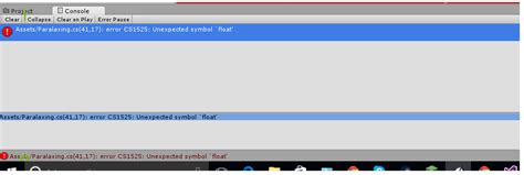 Error CS Unexpected Symbol Float Questions Answers Unity Discussions