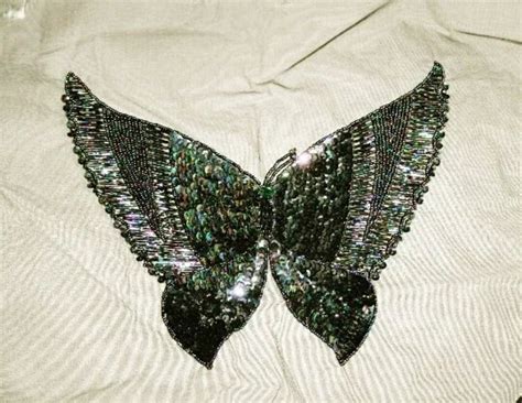 Sequin Butterfly Patch Applique Embroidery Sewing Clothing