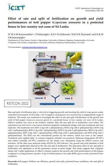 Pdf Effect Of Rate And Split Of Fertilization On Growth And Yield Performances Of Bell Pepper