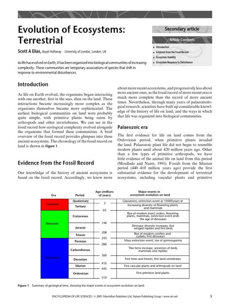 pdf evolution of ecosystems terrestrial pdf dokumen tips