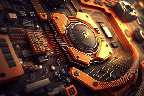 Premium Ai Image Technology Background Digital Graphic Design