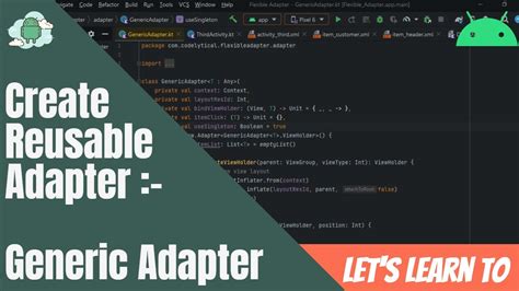 RecyclerView Adapter Creating A Reusable Generic Adapter For RecyclerView In Android Studio